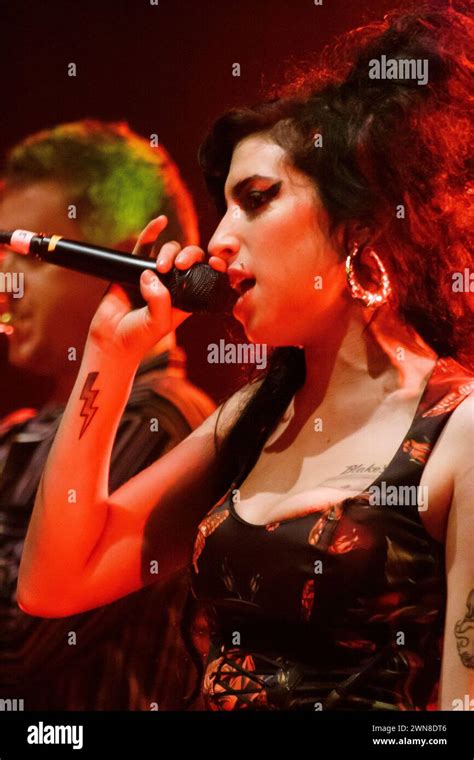 Amy Winehouse Live In Concert At Koko In Camden Town London Performing