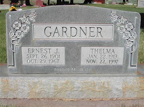 Thelma Irene Hopkins Gardner 1913 1997 Homenaje De Find A Grave