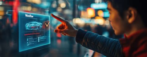 Interactive Workflow For Automotive Design Premium Ai Generated Image