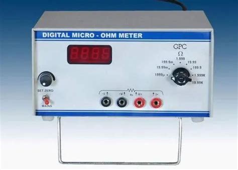 Digital Micro Ohm Meter At Piece Micro Ohm Meter In Ghaziabad ID