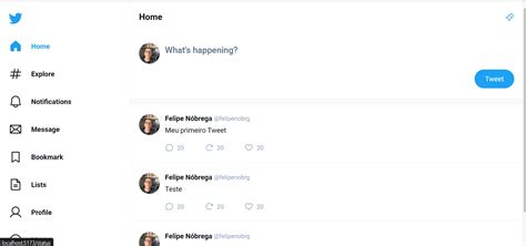 Github Felipenobrgclone Twitter React Typescript Clone Of Twitter Made Using Reactjs