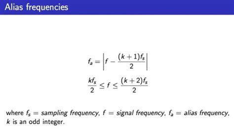 Aliasing Frequency Scaling Factor Scrolller