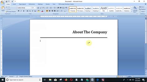 How To Make Line In Microsoft Word Printable Templates