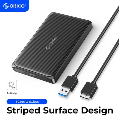 ORICO 2 5 Inch SATA To USB 3 0 Type C HDD Case USB3 0 MicroB External Hard Drive Disk Enclosure
