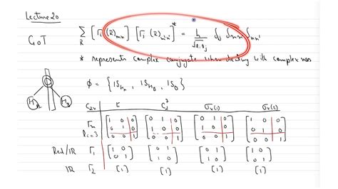 Mod05lec24 Properties Of Great Orthogonality Theorem Youtube