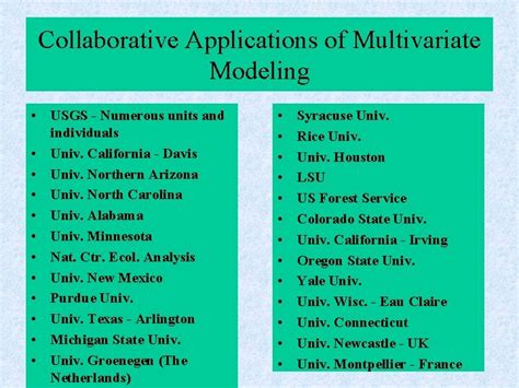 Using Structural Equation Modeling To Analyze Monitoring Data