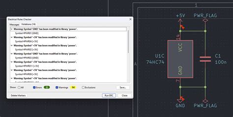 Warning Symbol Gnd Has Been Modified In Library Power Schematic Forums