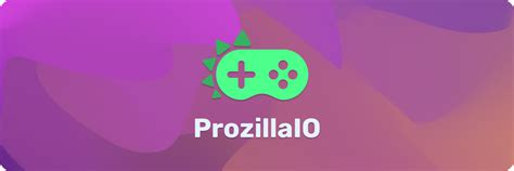 GitHub Prozilla Os ProzillaIO ProzillaIO Is A Collection Of Online Minigames Powered By