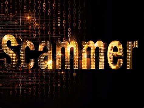 Internet Scammer Or Thief Hacker Attack Virus Infected Software Stock