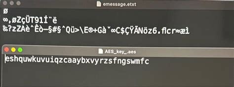 Given An Unencrypted AES Key And An Encrypted Chegg Com