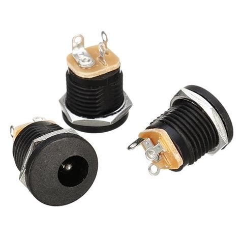 Jual Soket Dc Female Cewek Bulat Jack Power Socket Konektor Baut