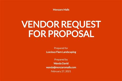 Request Proposal Template In Google Docs InDesign Word Apple Pages