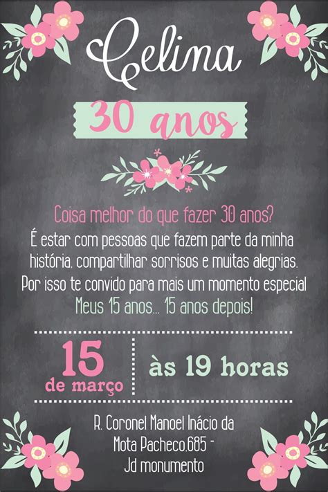 Convite Digital 30 Anos Elo7 Produtos Especiais