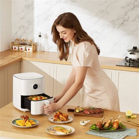 Xiaomi Mi Smart Air Fryer 3 5L Large Capacity Non Stick OLED Display 100 In App Recipes 8