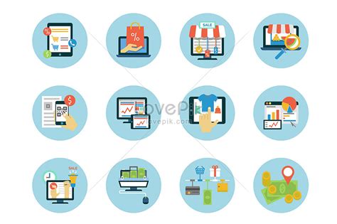창의 전자상거래 아이콘 Png 일러스트 무료 다운로드 Lovepik
