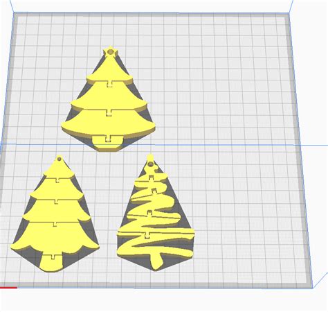 Obj File Bendy Tree Ornaments・3d Printing Model To Download・cults