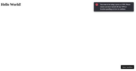 React Error Ui Notification Forked Codesandbox