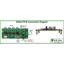 DMX Splitter Optically Isolated PCB ELM Video Technology