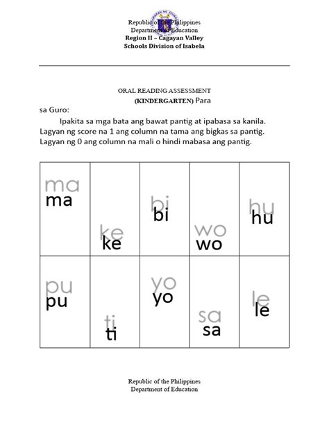 Validation Tool For Reading In Ks1 And Ks2 Pdf