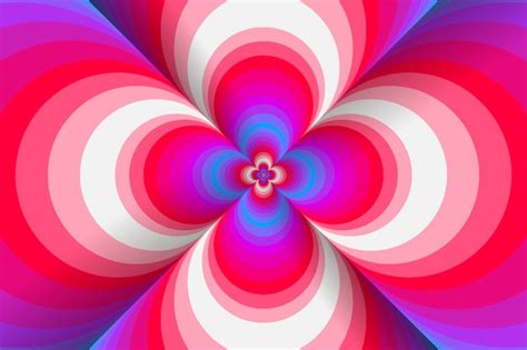 환각 그루비 배경 무료 벡터