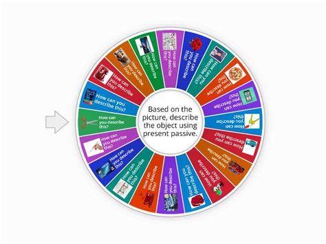 Describing Objects Passive Voice Случайное колесо