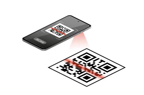Сканирование Qr кода на мобильный телефон изометрическая рамка Qr кода и сканирование телефона