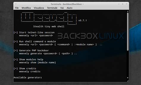 Weevely PHP Stealth Tiny Web Shell