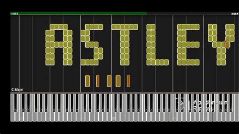 Rush Astley Smbs Sheet Music Biano Version Youtube