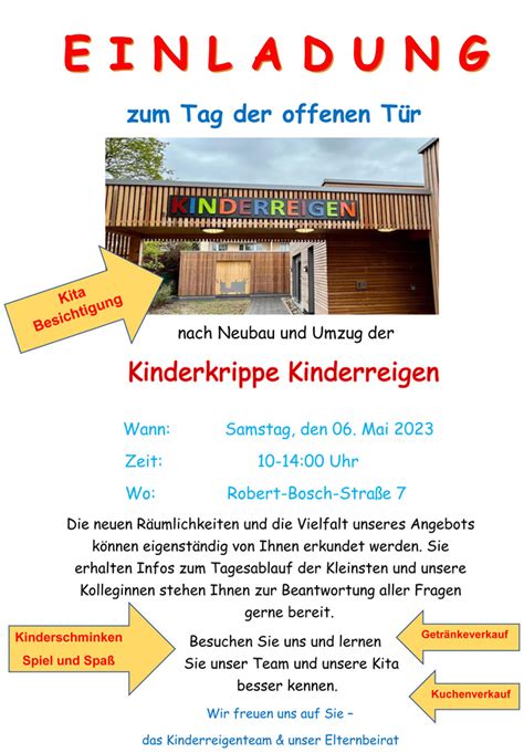 Einladung Zum Tag Der Offenen T R Diakonie Linkenheim Hochstetten