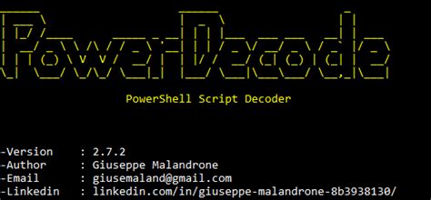 Github Malandronepowerdecode Powerdecode Is A Powershell Based Tool