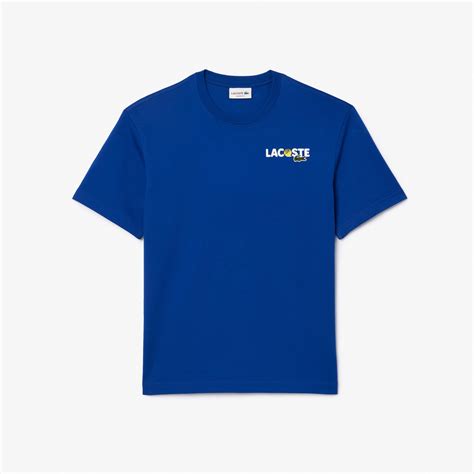 Lacoste Heavy Cotton Jersey Back Print T Shirt Th7363 Lacoste Pl