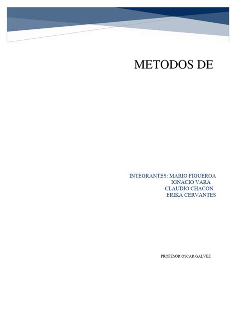 Trabajo De Metodos De Optimizacion Pdf Optimización Matemática Programación Lineal