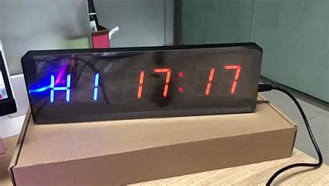 Gym Timer Led Interval Timer Gym Digital Countdown Wall Clock Fitness Timer 1 5inch Digits