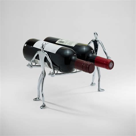 Buy Artistic Brass Wine Bottle Holder Online Mukul Goyal
