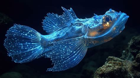 Bioluminescent Fish Deep Sea
