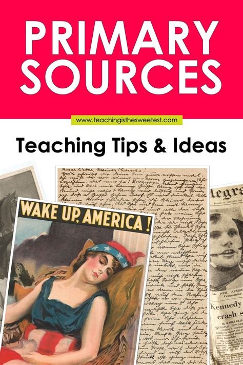 Primary Sources In The Elementary Classroom Artofit