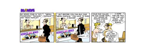 Rule 34 Blondie Comic Blondie Bumstead Clothing Comic Strip Cookie