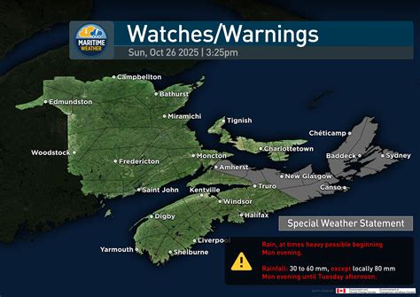 Maritime ⚠️ Special Weather Statements Have Been Issued By