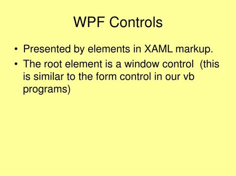 Ppt Chapter 15 Wpf Powerpoint Presentation Free Download Id 6963885