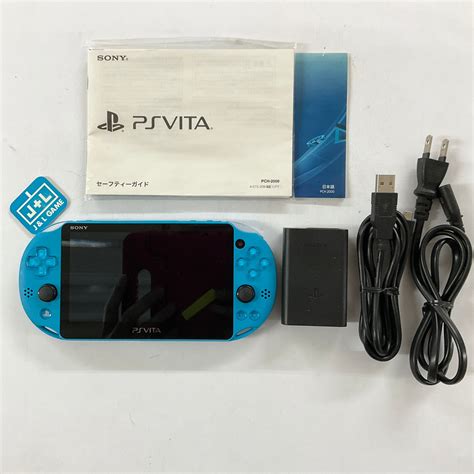 Sony Playstation Vita 2000 Wi Fi Aqua Blue Psv Playstation Vita