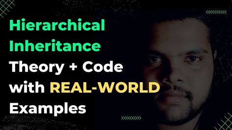 7 Hierarchical Inheritance Inheritance Object Oriented Programming Oops Inheritance Youtube