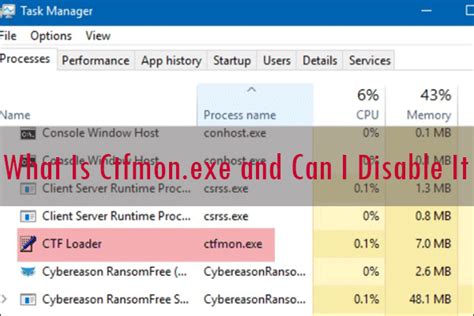 What Is Ctfmonexe And Can I Disable It On Windows Pc