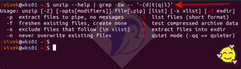 How To Unzip A Zip File Using The Linux And Unix Bash Shell Terminal