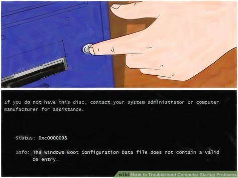 4 Ways To Troubleshoot Computer Startup Problems WikiHow