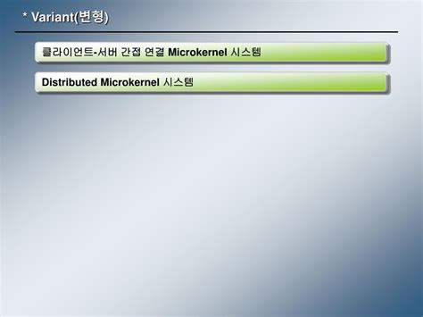 Ppt Pattern Oriented Software Architecture Microkernel 아키텍처 패턴