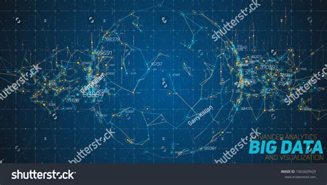 Big Data Circular Visualization Futuristic Infographic Stock Vector