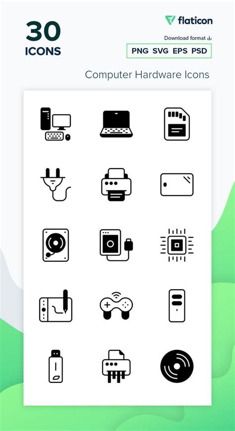 30 Free Icons Of Computer Hardware Icons Designed By Vector Squad Computer Hardware Computer