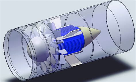 Computational Fluid Dynamic Computer Aided Design Model Of Fan In Duct Download Scientific