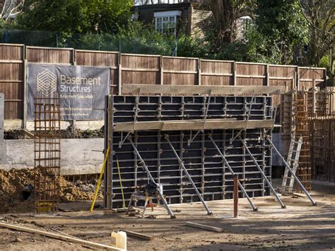 Hampstead Piling Groundworks Swimming Pool And Steel Frame Basement