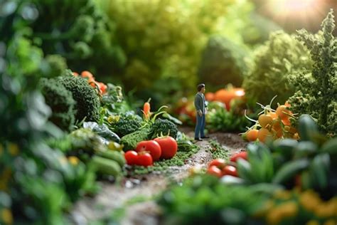 创意果蔬种植设计场景 花瓣网